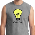 Genius Light Bulb Shirt - Genius Light Bulb Mens Shirts
