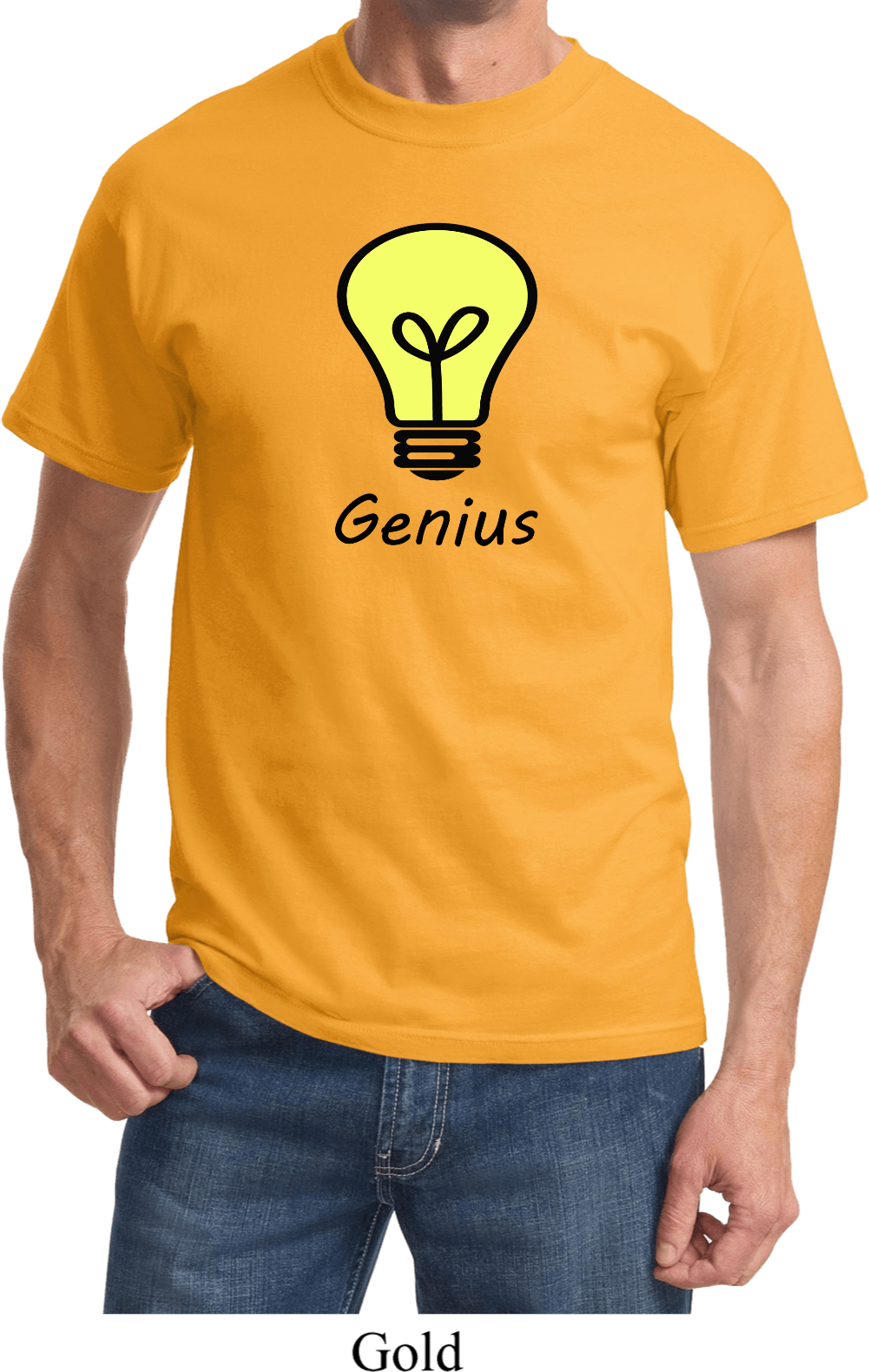 Genius Light Bulb Shirt - Genius Light Bulb Mens Shirts