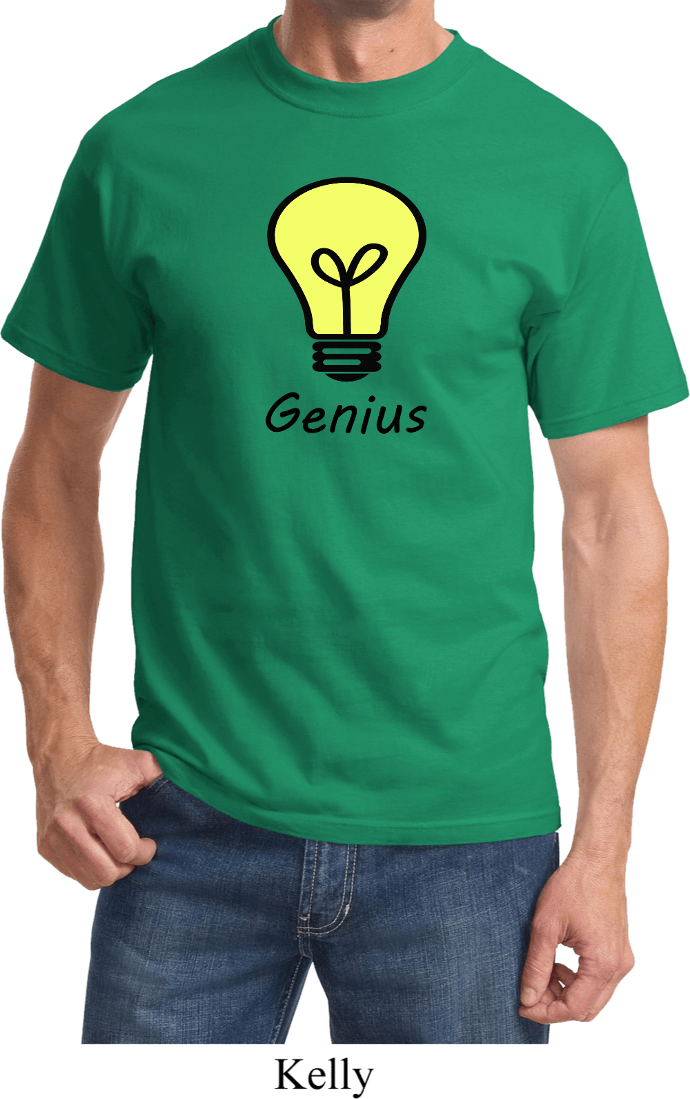 Genius Light Bulb Shirt - Genius Light Bulb Mens Shirts