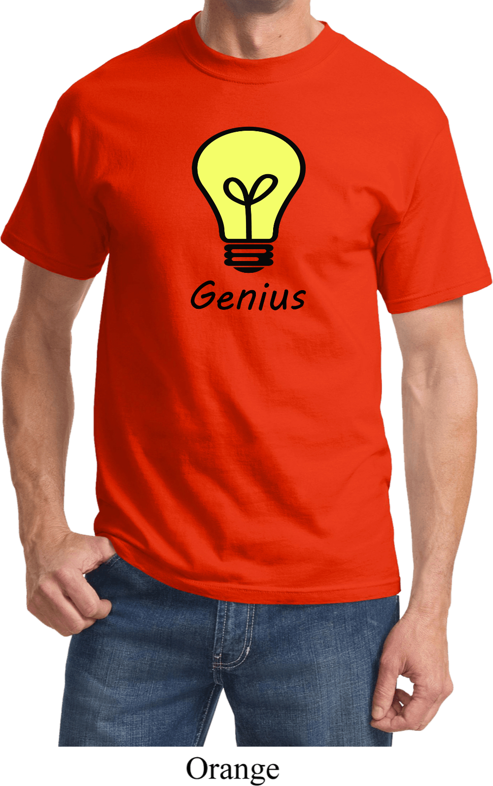 Genius Light Bulb Shirt - Genius Light Bulb Mens Shirts