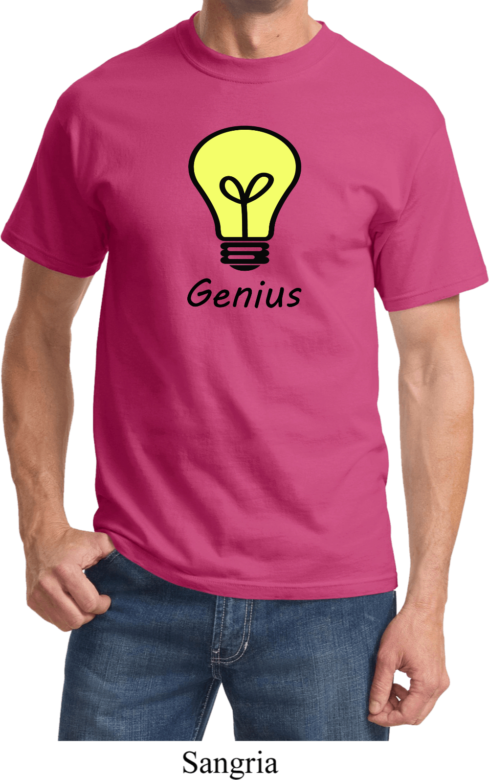 Genius Light Bulb Shirt - Genius Light Bulb Mens Shirts