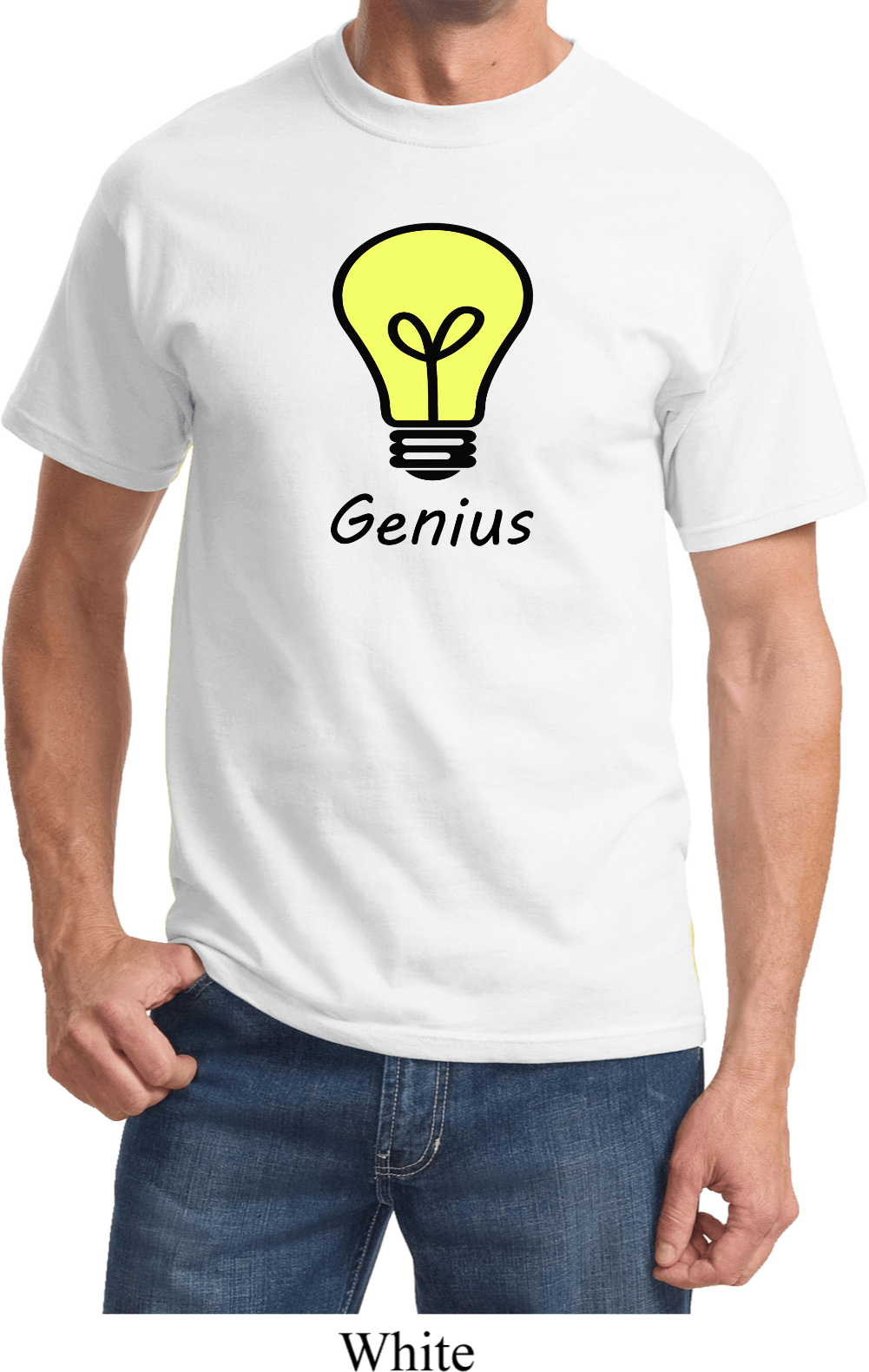 Genius Light Bulb Shirt - Genius Light Bulb Mens Shirts