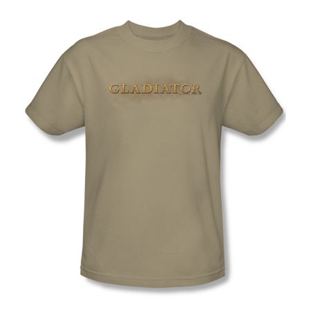 Gladiator Shirt Logo Adult Sand Tee T-Shirt - Gladiator Logo Shirts