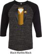Gold Vest Tuxedo Mens Raglan Shirt - Gold Vest Tuxedo Mens Shirts