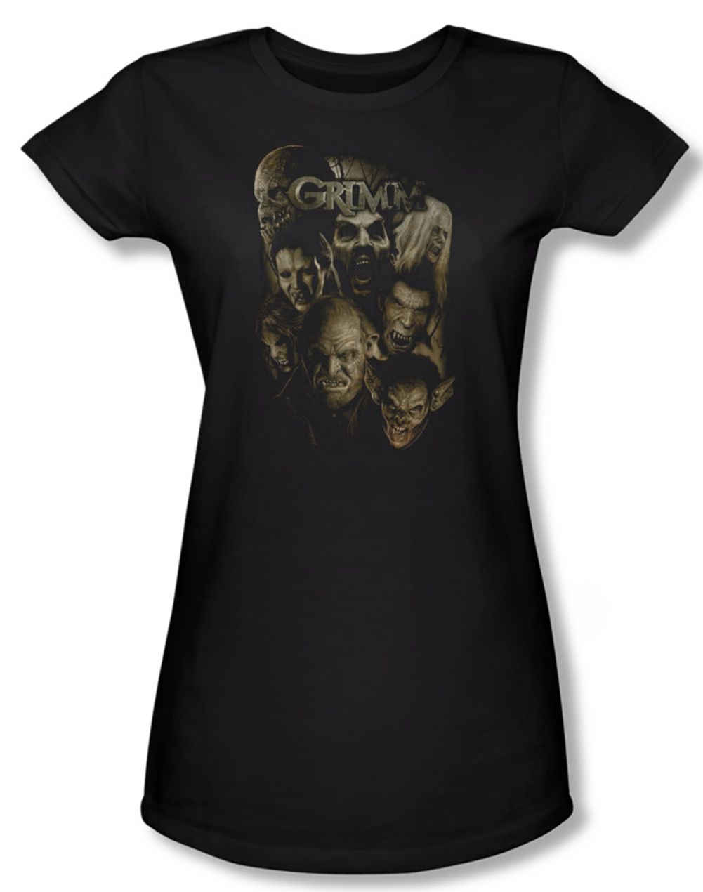 Grimm Shirt Juniors Wesen Black Tee T-Shirt - Grimm Wesen Shirts