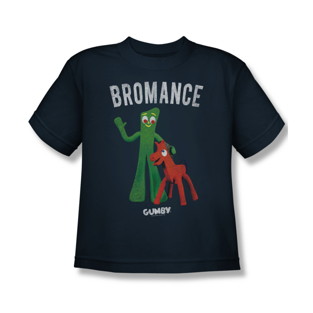 Gumby Shirt Kids Bromance Navy T-Shirt - Gumby Bromance Shirts
