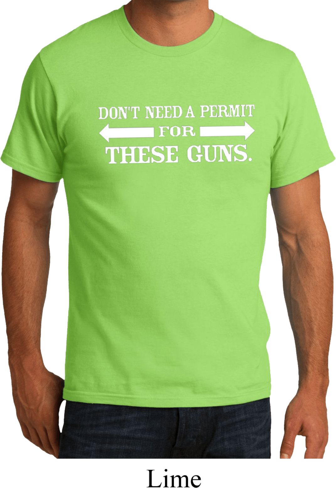 Guns Permit Mens Organic Shirt - Guns Permit Mens Shirts