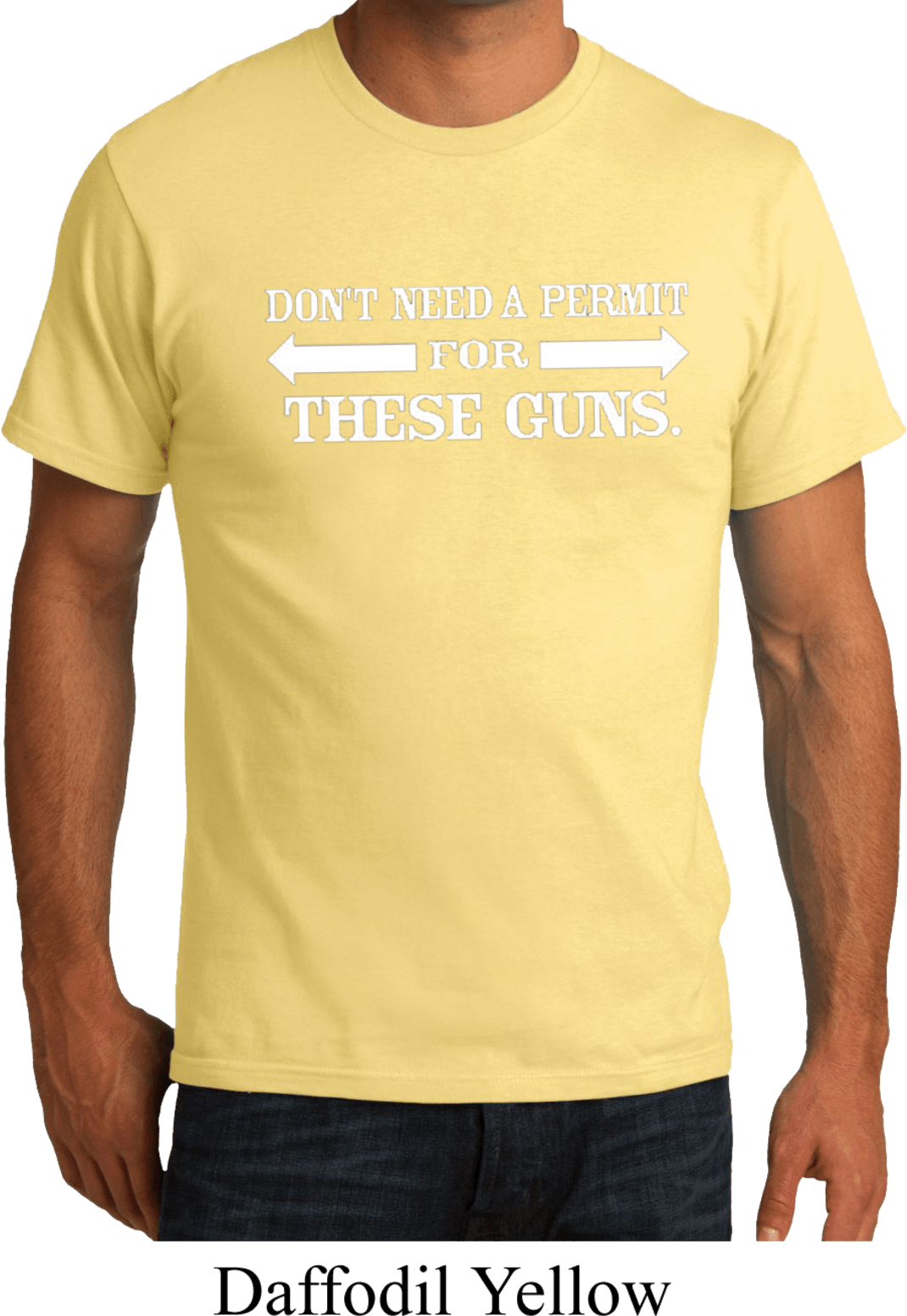Guns Permit Mens Organic Shirt - Guns Permit Mens Shirts