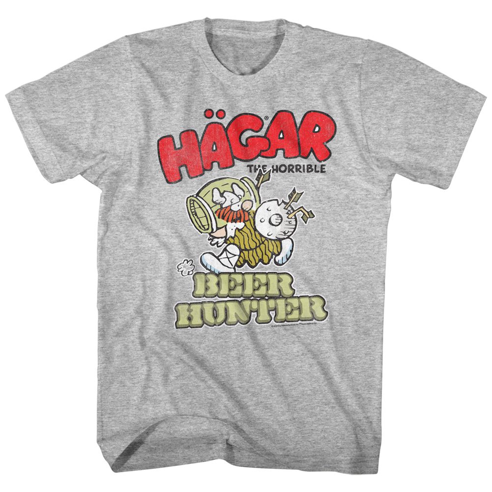 Hagar The Horrible Shirt Beer Hunter Athletic Hunter T-Shirt - Hagar ...