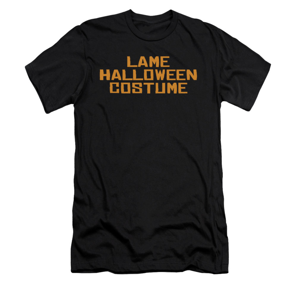 Halloween Shirt Slim Fit Lame Costume Black T-Shirt - Halloween Lame ...
