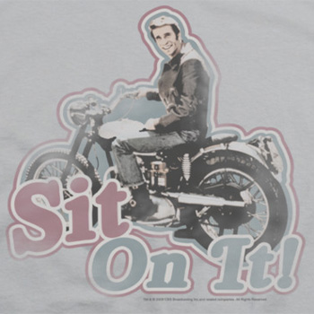 Happy Days Fonz Sit On It Shirts - Happy Days T-shirts