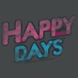 Happy Days T-shirt - Distressed Adult Athletic Heather Shirt - Happy ...