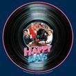 Happy Days T-shirt - On the Record Adult Navy Blue Tee - Happy Days On ...