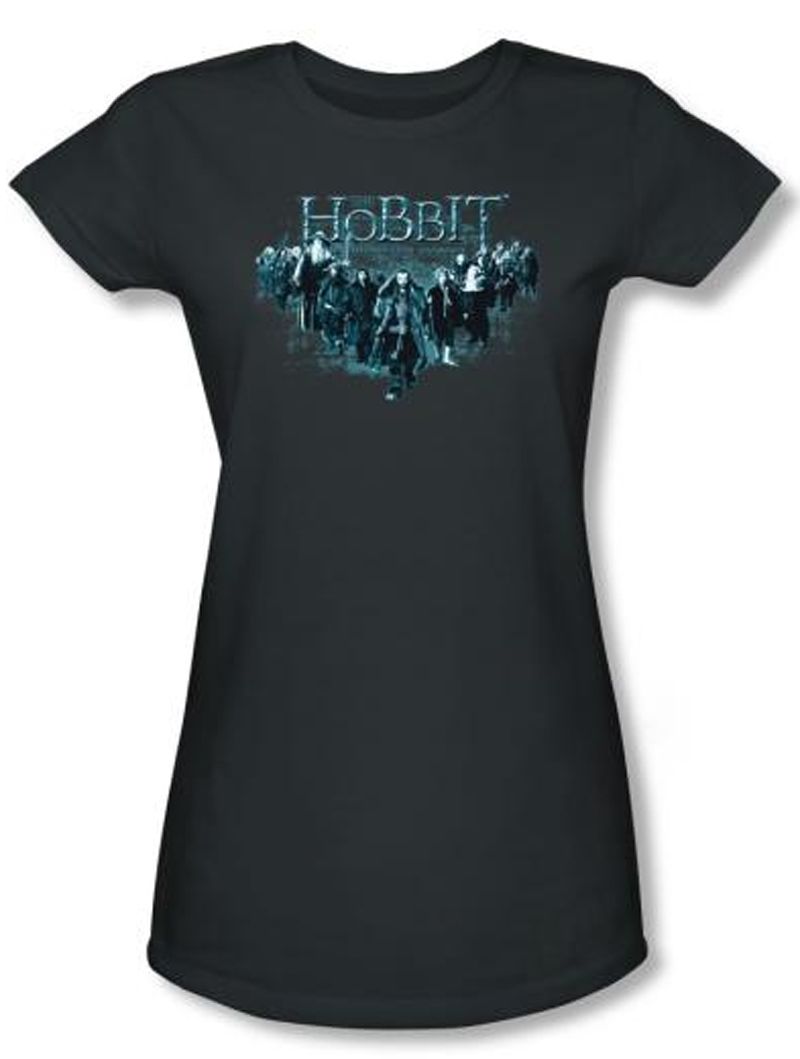 Hobbit Juniors Shirt Unexpected Journey Loyalty Thorin Charcoal Tee ...