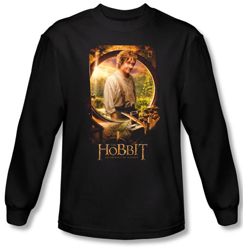Hobbit Shirt Movie Unexpected Journey Loyalty Bilbo Poster Long Sleeve ...