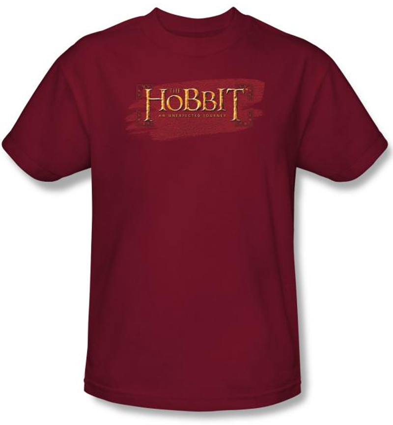 Hobbit Shirt Unexpected Journey Loyalty Red Logo Cardinal Adult Tee ...