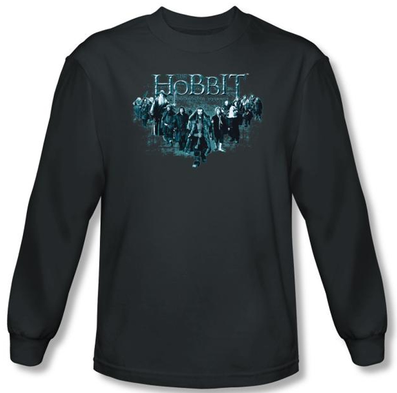 Hobbit Shirt Unexpected Journey Loyalty Thorin Charcoal Long Sleeve ...