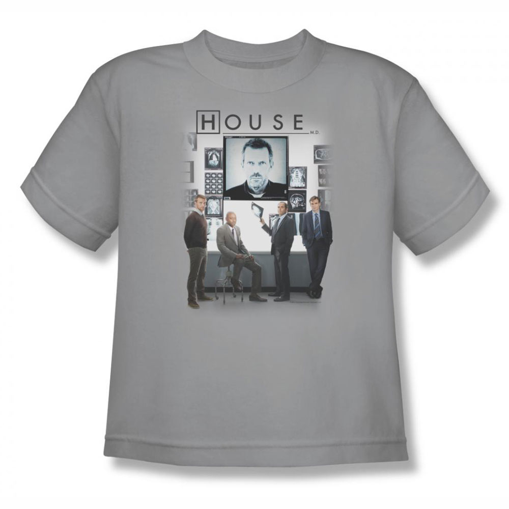 House Shirt Kids Cast Silver T-Shirt - House Cast Shirts
