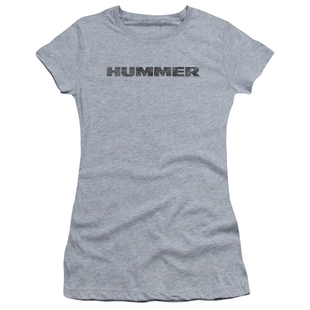 Hummer Juniors Shirt Distressed Logo Athletic Heather T-Shirt - Hummer ...