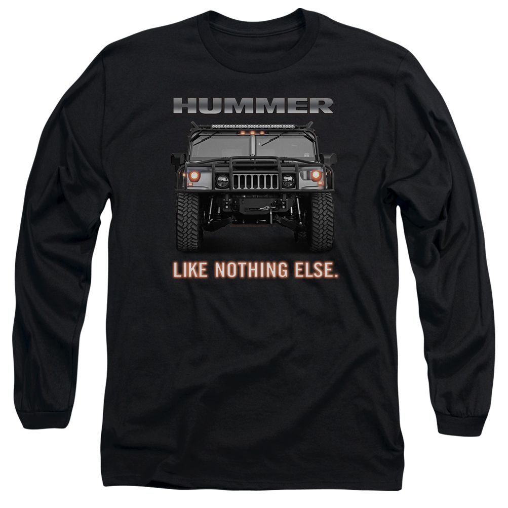 Hummer Long Sleeve Shirt Like Nothing Else Black Tee T-Shirt - Hummer ...