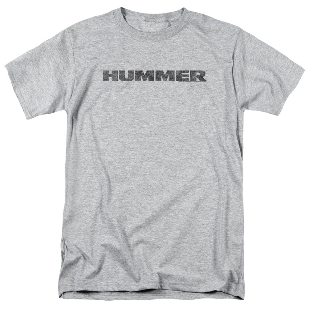 Hummer Shirt Distressed Logo Athletic Heather T-Shirt - Hummer ...