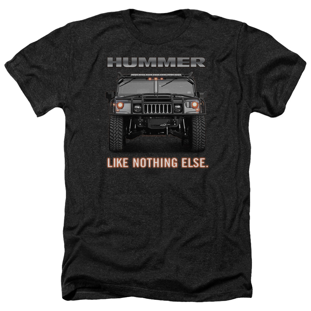 Hummer Shirt Like Nothing Else Heather Black T-Shirt - Hummer Like ...