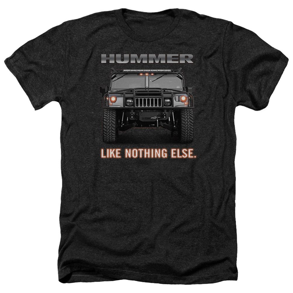 Hummer Shirt Like Nothing Else Heather Black T-Shirt - Hummer Like ...