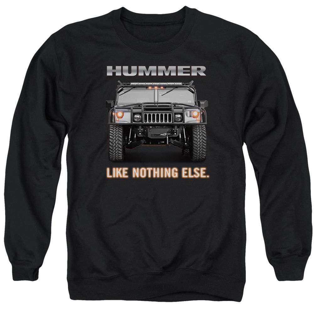 Hummer Sweatshirt Like Nothing Else Adult Black Sweat Shirt - Hummer ...