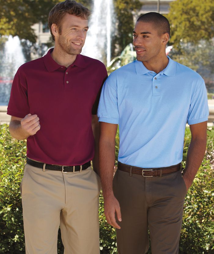Jerzees Polo Shirt Heavyweight Cotton Golf Sport Shirt - Jerzees Polos ...