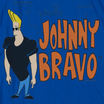 Johnny Bravo Johnny Logo Shirts - Johnny Bravo Shirts