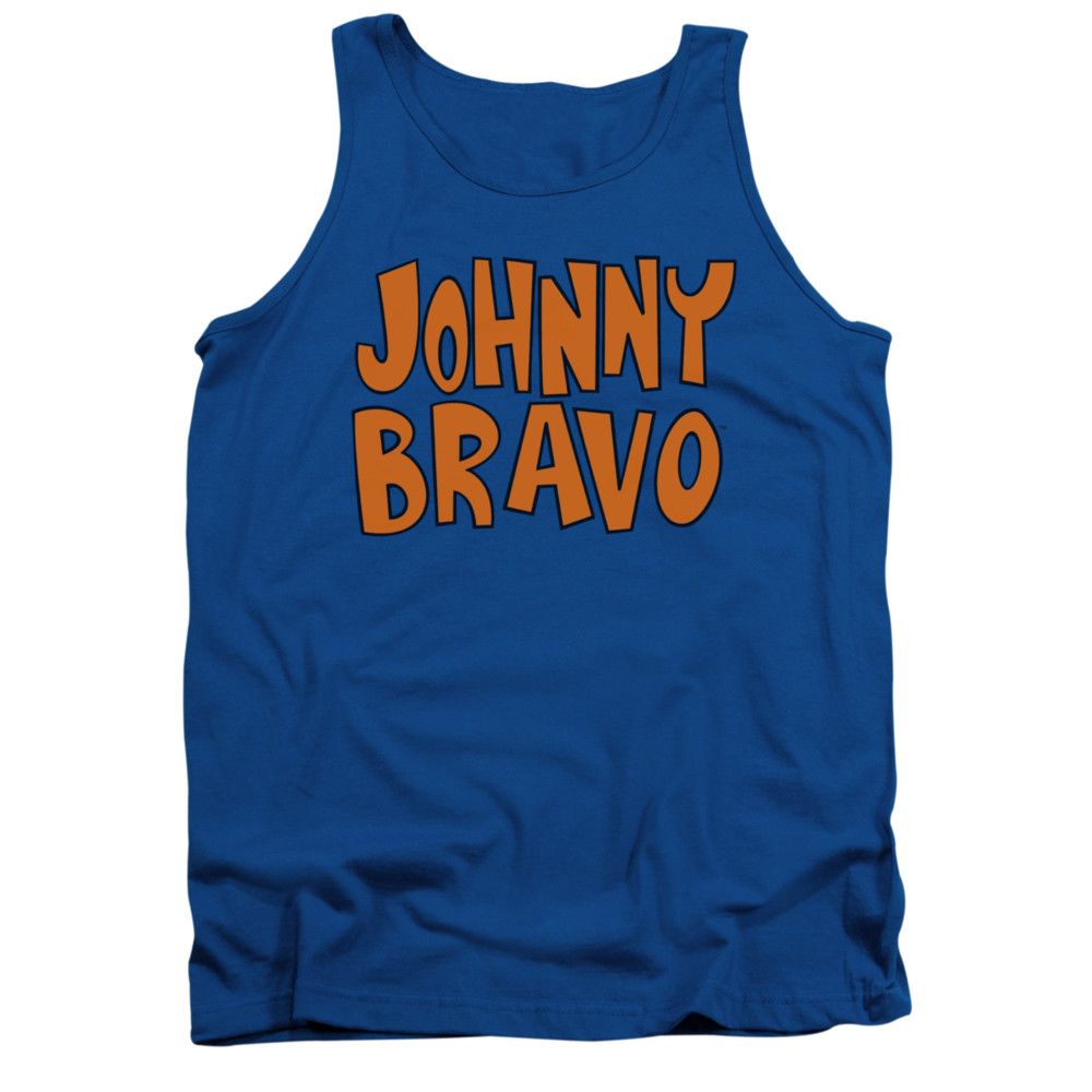 Johnny Bravo Tank Top Jb Logo Royal Blue Tanktop - Johnny Bravo Jb Logo ...