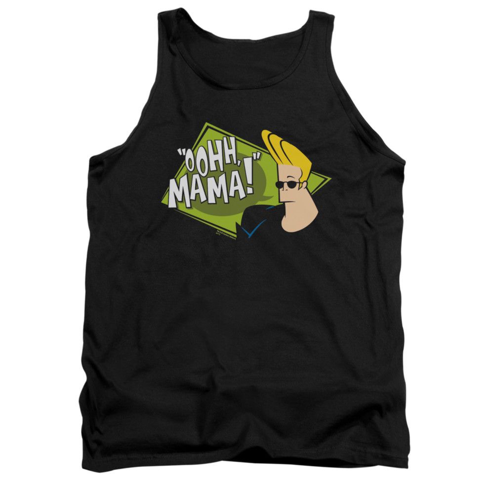 Johnny Bravo Tank Top Oohh Mama Black Tanktop - Johnny Bravo Oohh Mama ...