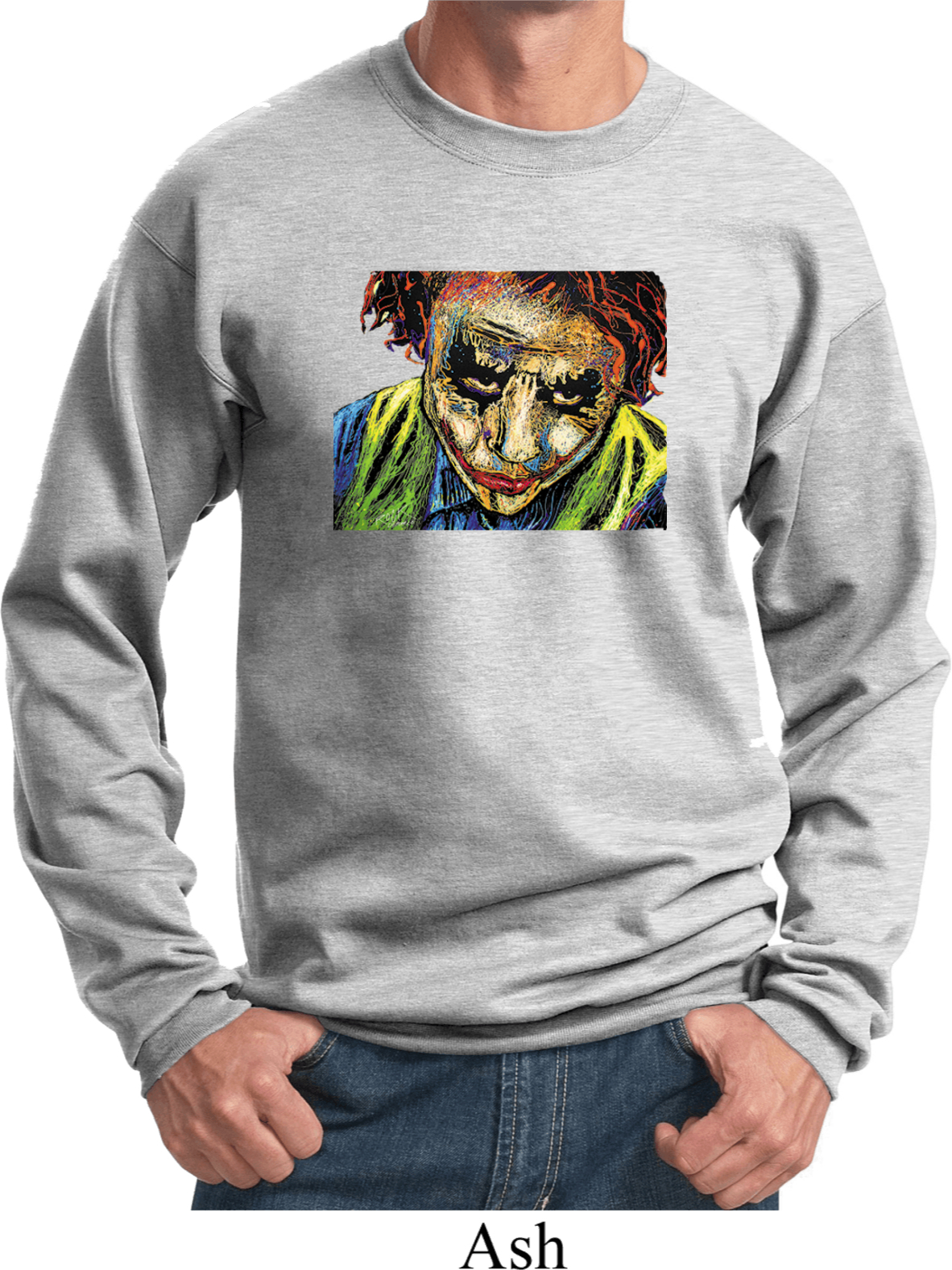 Joker Face Sweat Shirt - Joker Face Mens Shirts