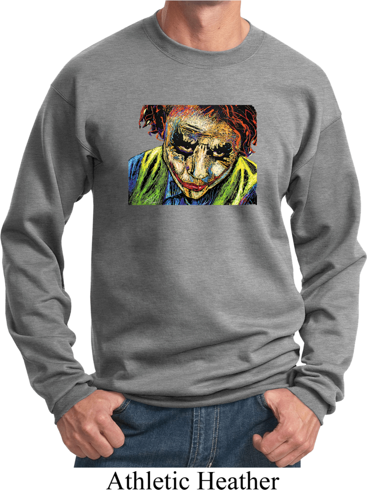Joker Face Sweat Shirt - Joker Face Mens Shirts