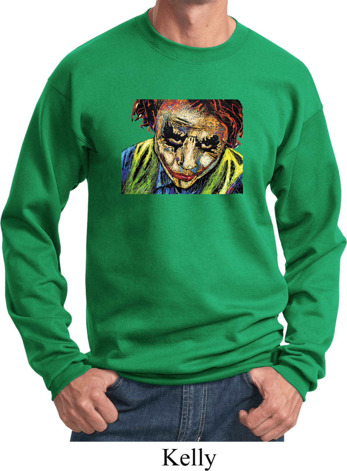 Joker Face Sweat Shirt - Joker Face Mens Shirts