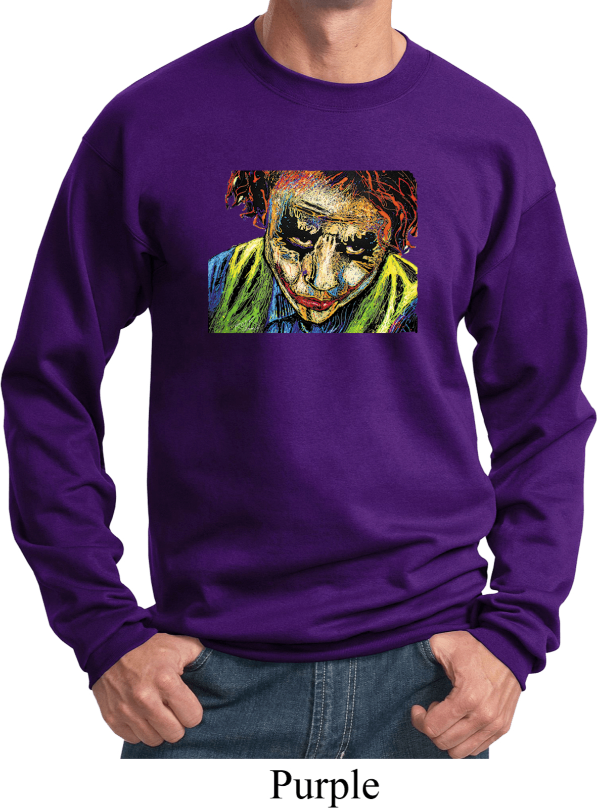 Joker Face Sweat Shirt - Joker Face Mens Shirts