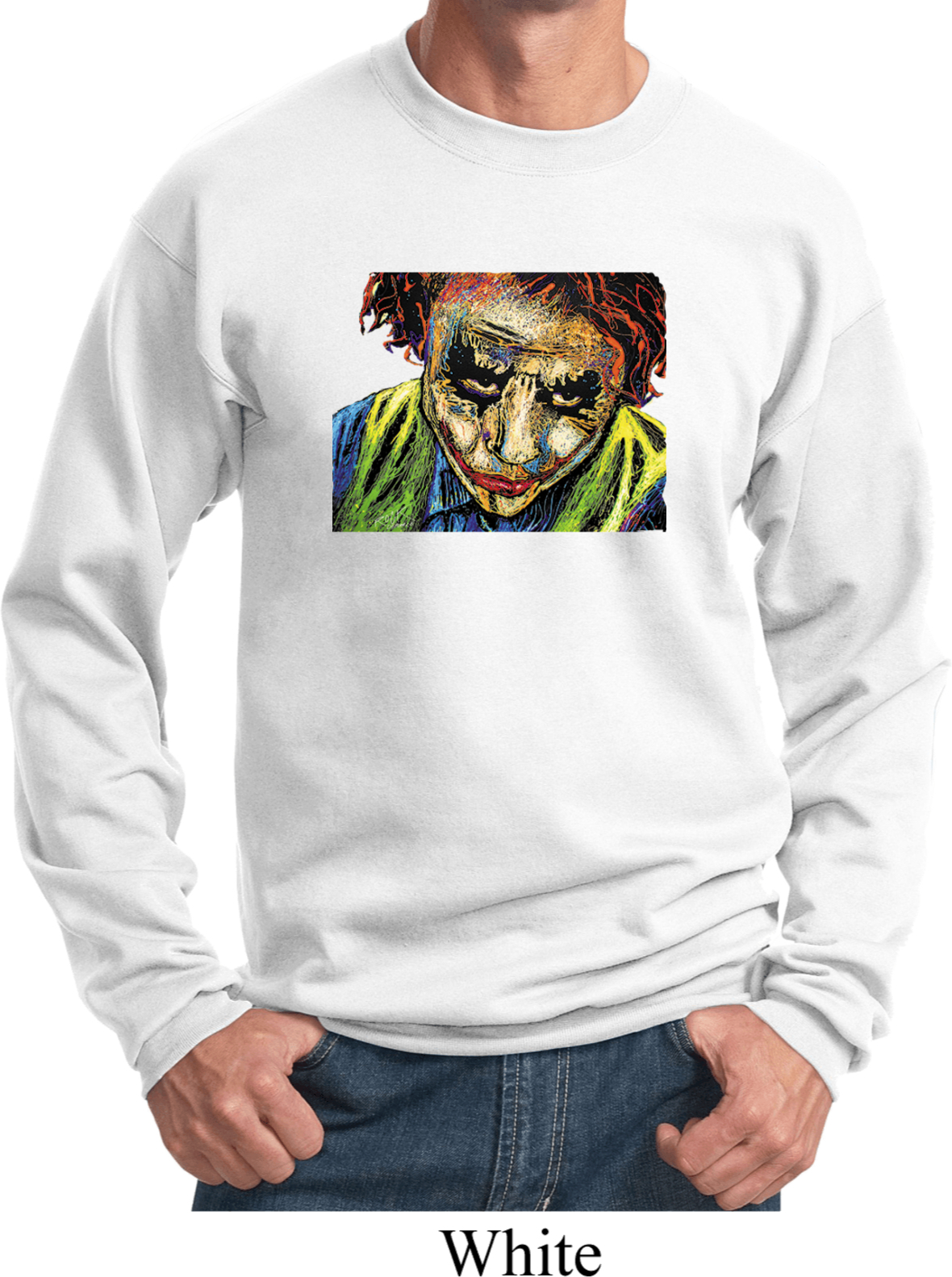 Joker Face Sweat Shirt - Joker Face Mens Shirts
