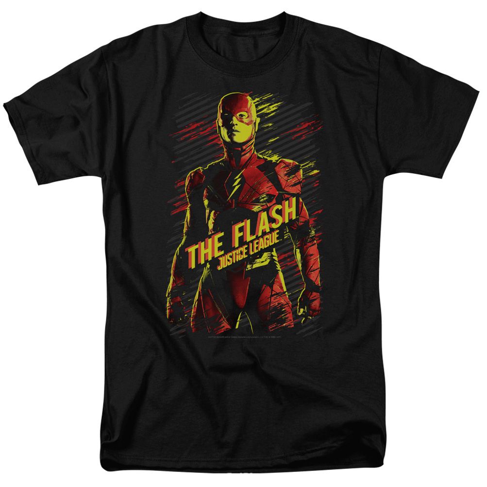 Justice League Movie Shirt The Flash Black T-Shirt - Justice League ...