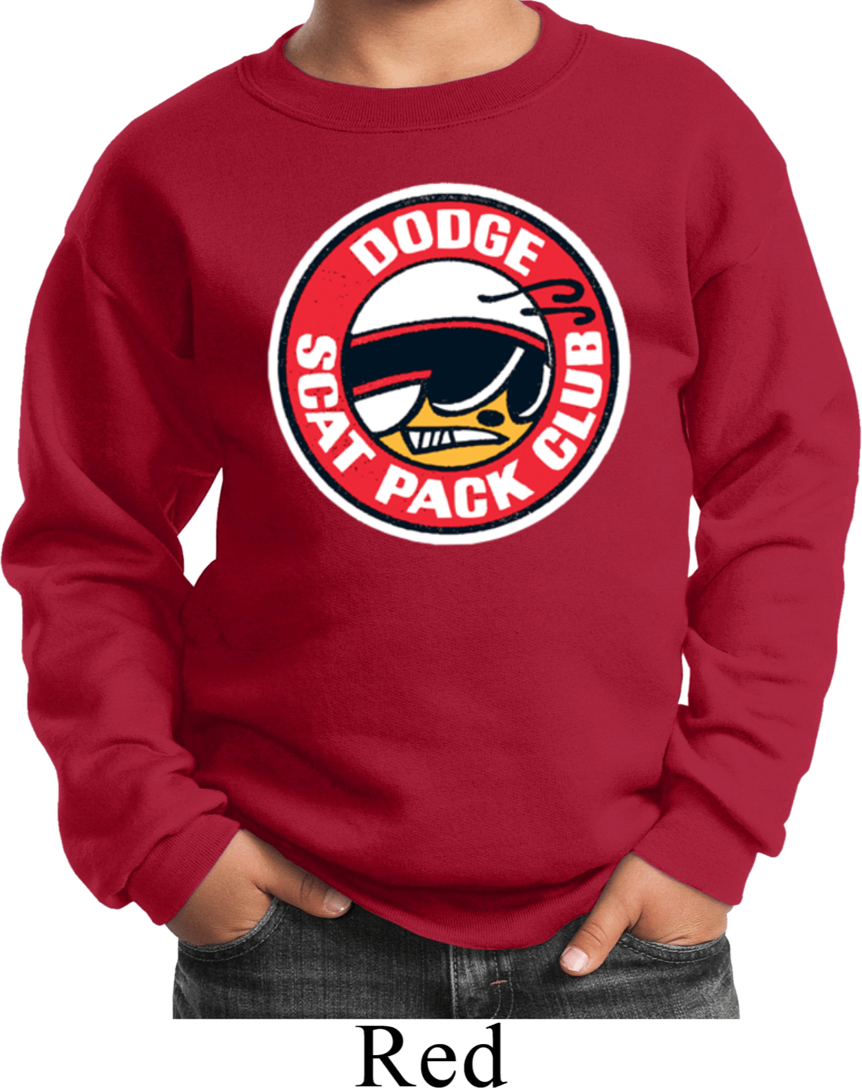 Kids Dodge Sweatshirt Dodge Scat Pack Club Sweat Shirt - Dodge Scat ...