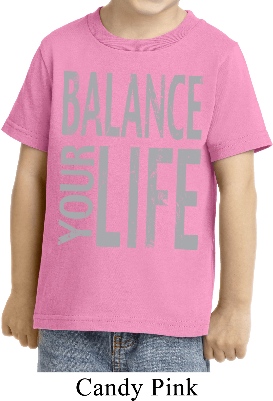 Kids Yoga Shirt Balance Your Life Toddler Tee T-Shirt - Balance Your ...