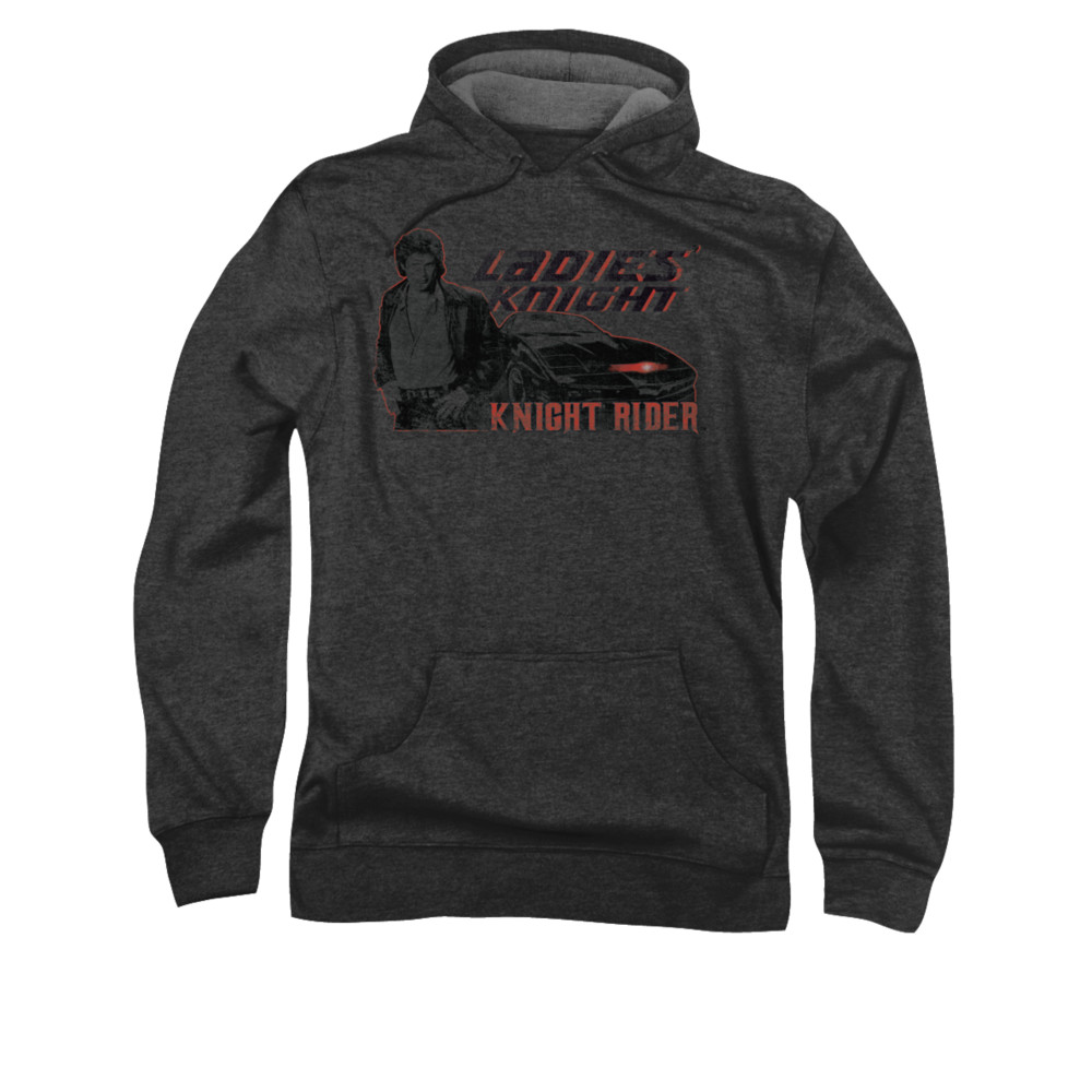 Knight Rider Hoodie Ladies Knight Charcoal Sweatshirt T-Shirt - Knight ...