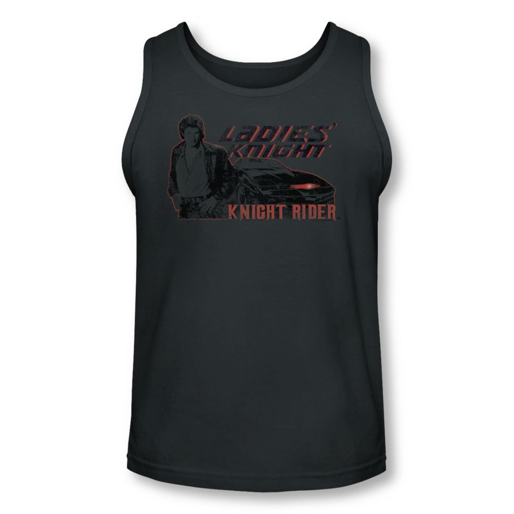Knight Rider Shirt Tank Top Ladies Knight Charcoal Tanktop - Knight ...