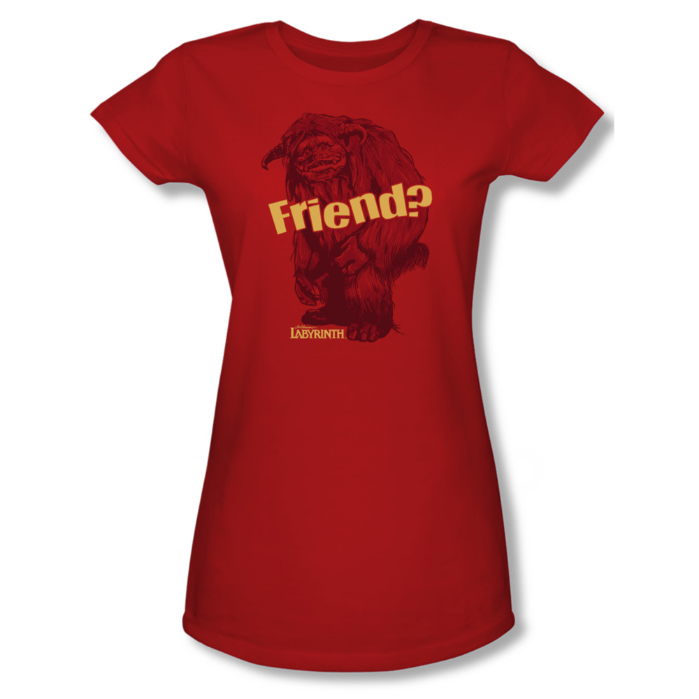Labyrinth Shirt Juniors Ludo Friend Red Tee T-Shirt - Labyrinth Ludo ...