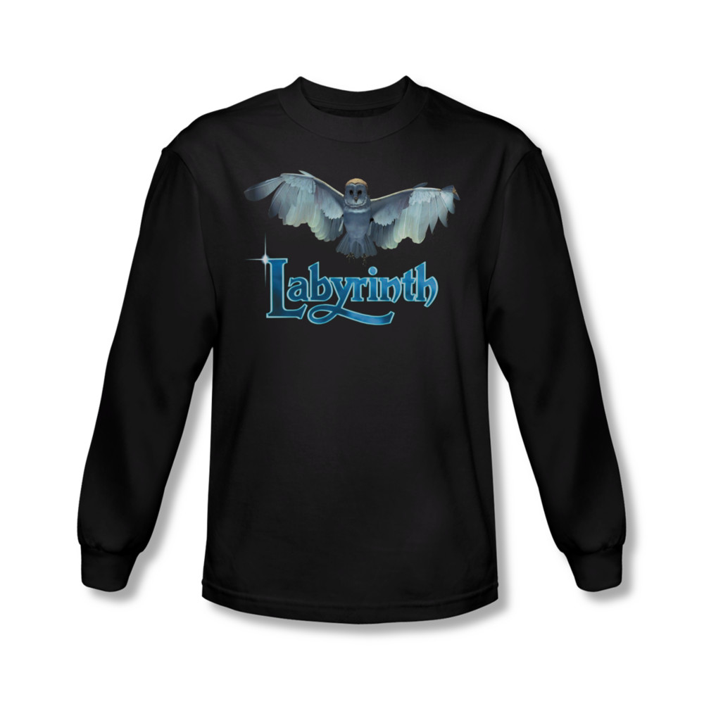 Labyrinth Shirt Title Sequence Long Sleeve Black Tee T-Shirt ...