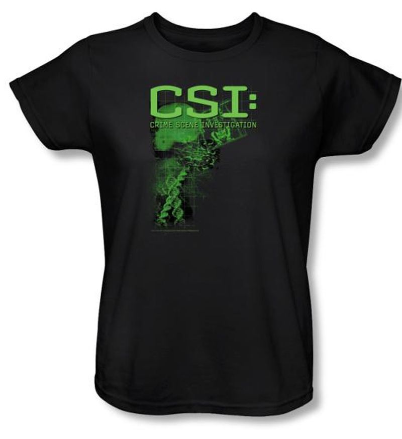 Ladies CSI: Crime Scene Investigation T-shirt - Black Tee - CSI: Crime ...