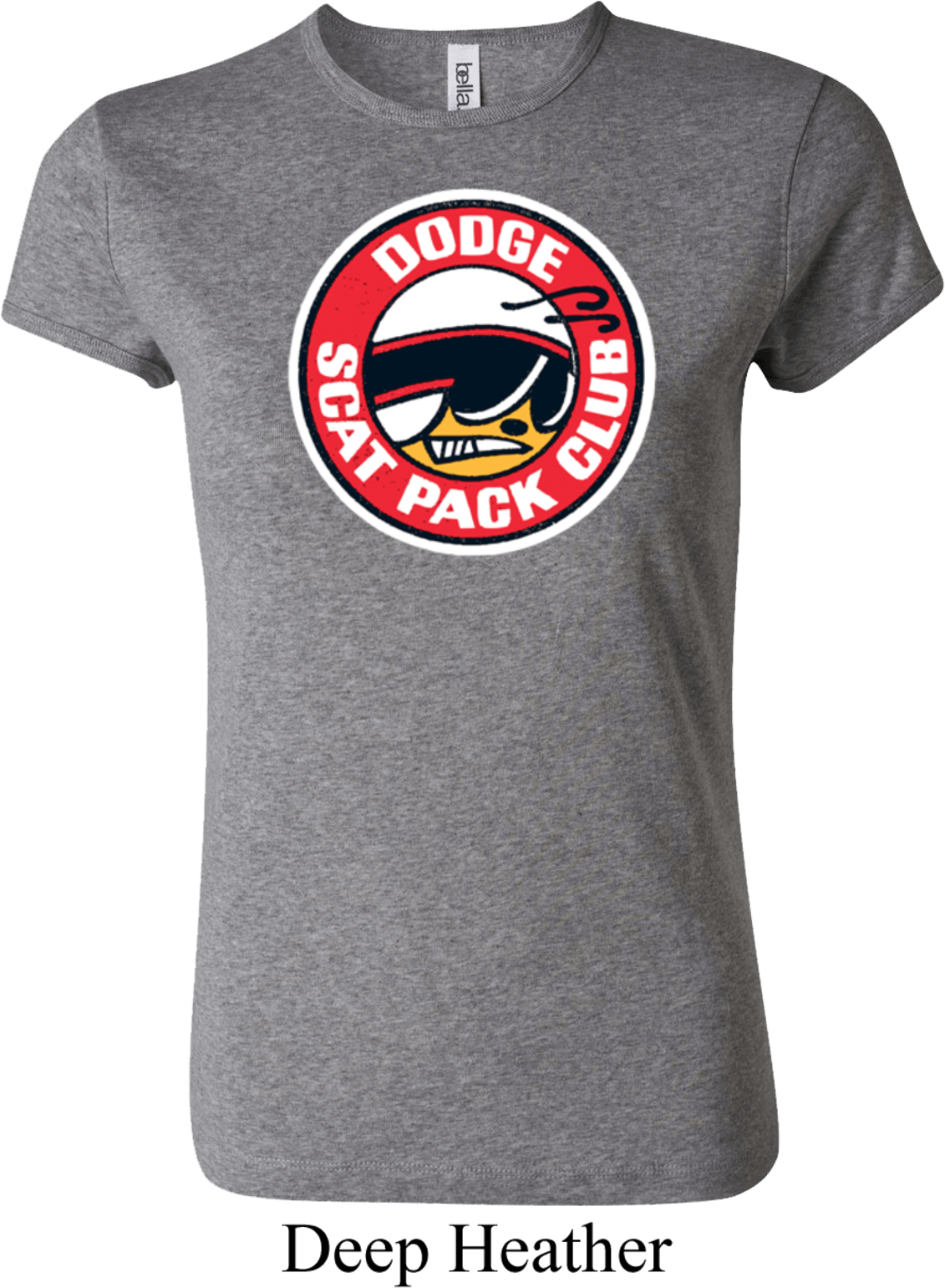 Ladies Dodge Shirt Dodge Scat Pack Club Crewneck Tee T-Shirt - Dodge ...