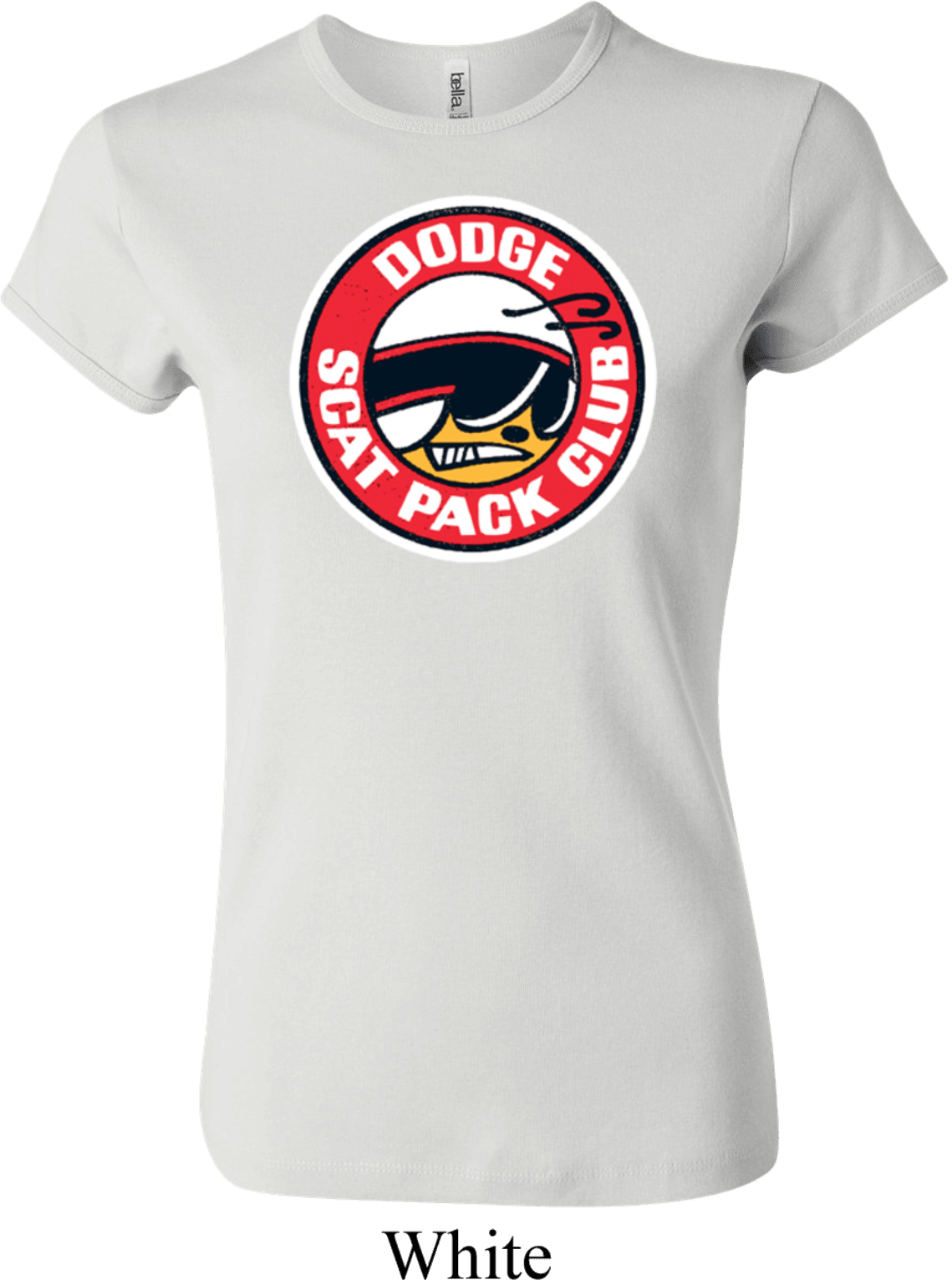 Ladies Dodge Shirt Dodge Scat Pack Club Crewneck Tee T-Shirt - Dodge ...