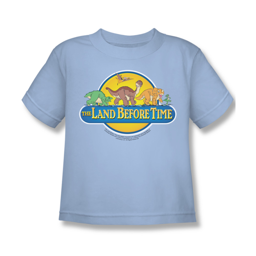 Land Before Time Shirt Kids Dino Breakout Light Blue Youth Tee T-Shirt ...