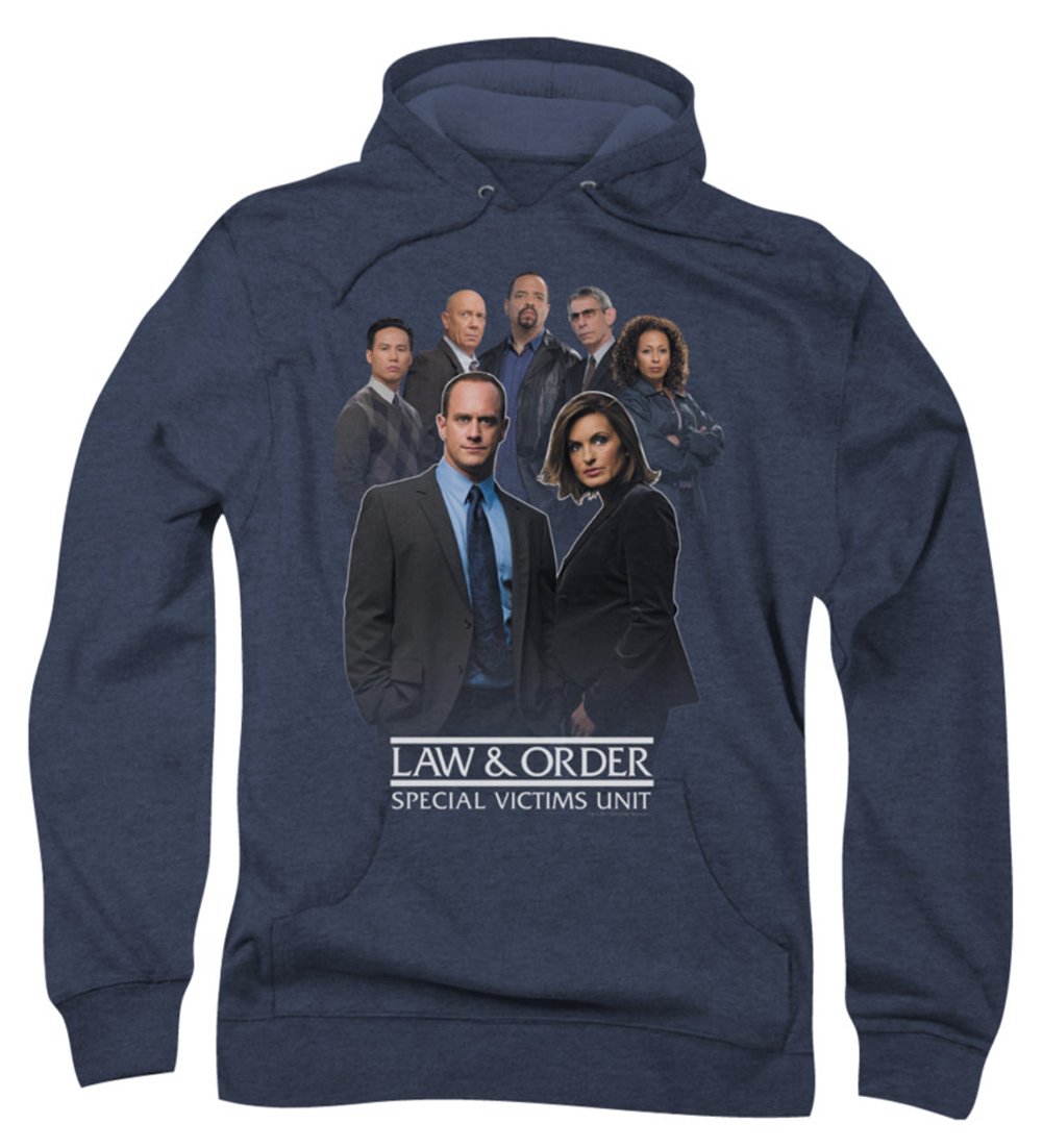 Law & Order: SVU Hoodie Sweatshirt Team Navy Adult Hoody Sweat Shirt ...