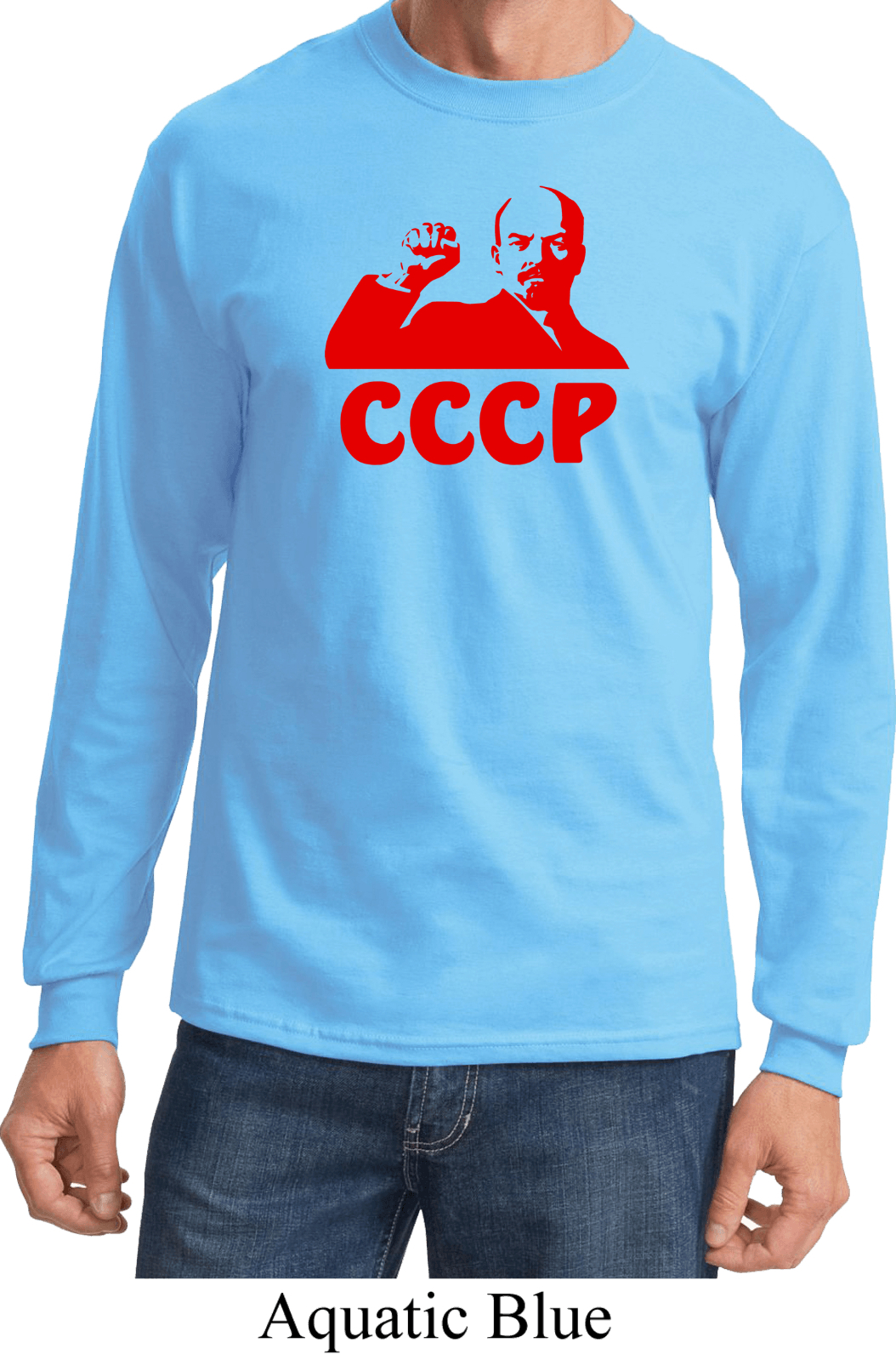 Lenin CCCP Long Sleeve Shirt - Lenin CCCP Mens Shirts